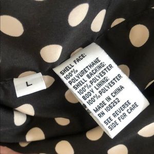 Jane Post | Jackets & Coats | Jane Post White Polka Dot Raincoat 25 ...